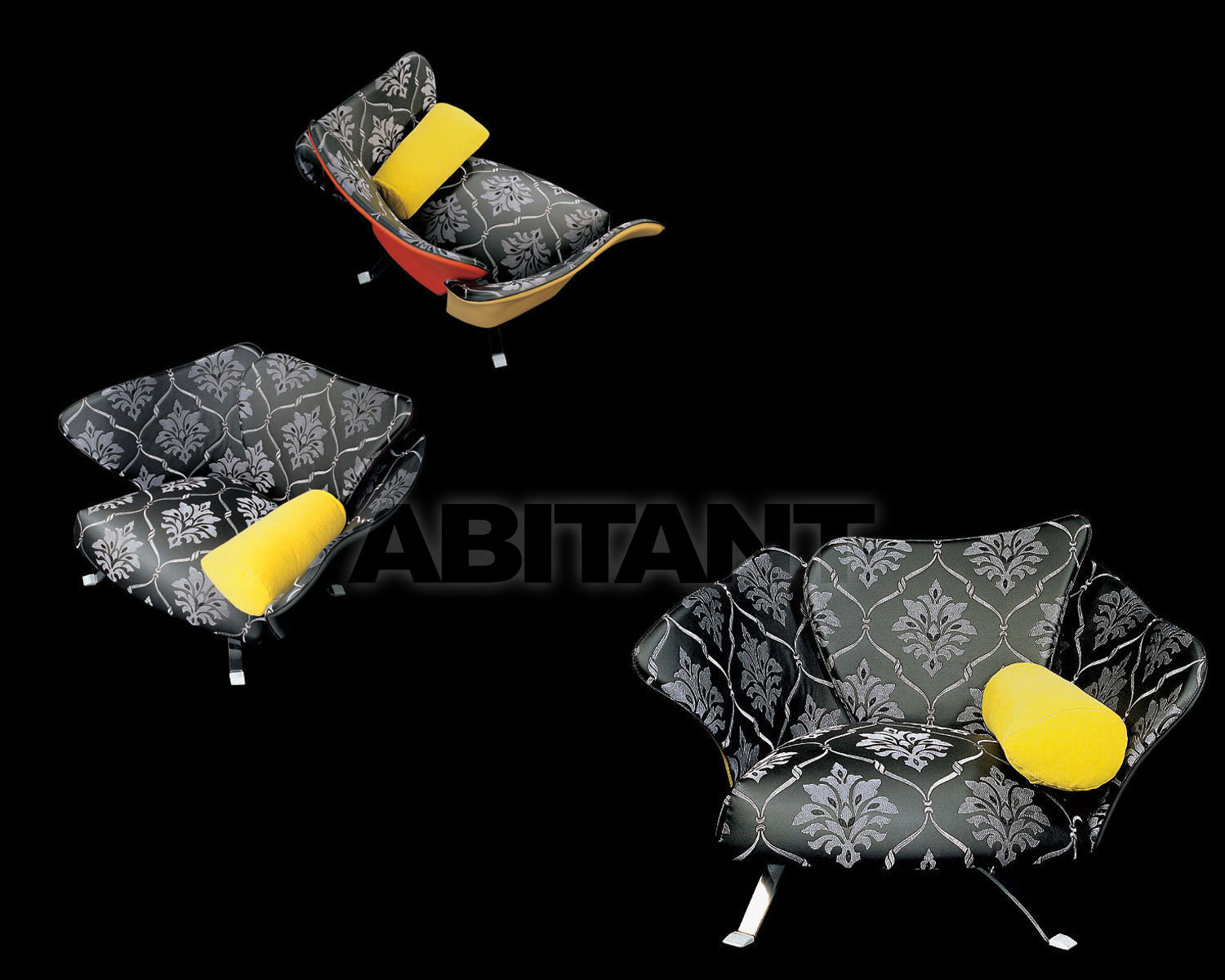 Кресло FLOWER черное IL Loft Fl01 3 , каталог мягкой мебели: фото ...